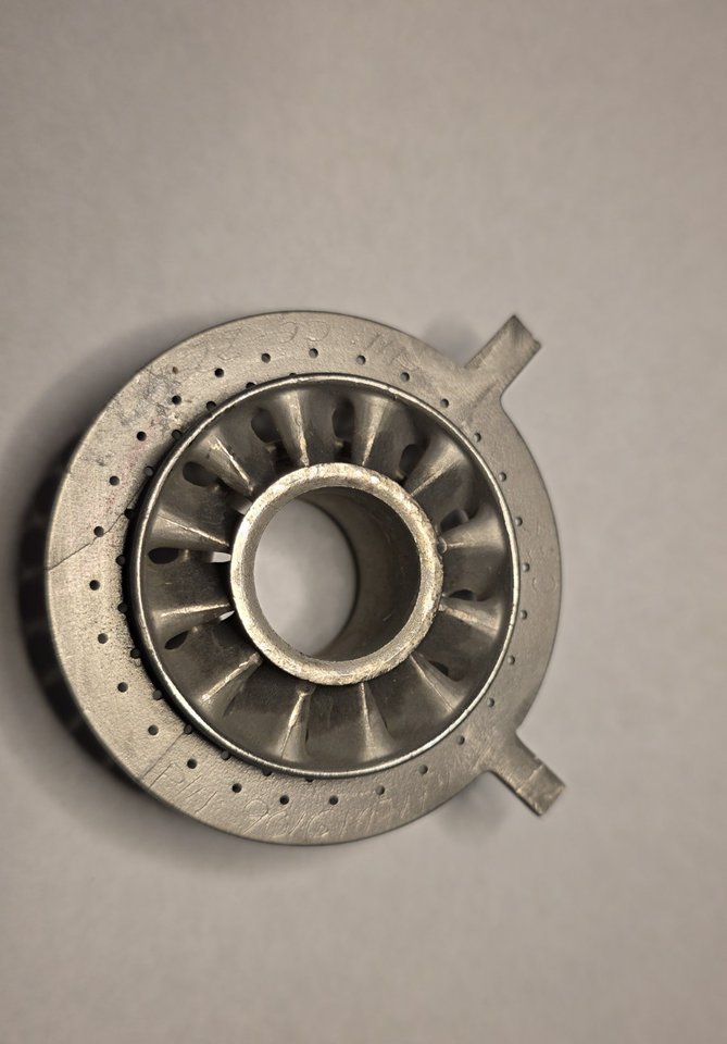 GE Turbine Engine Combustion Chamber Swirler Venturi Nozzle - NIMONIC ...