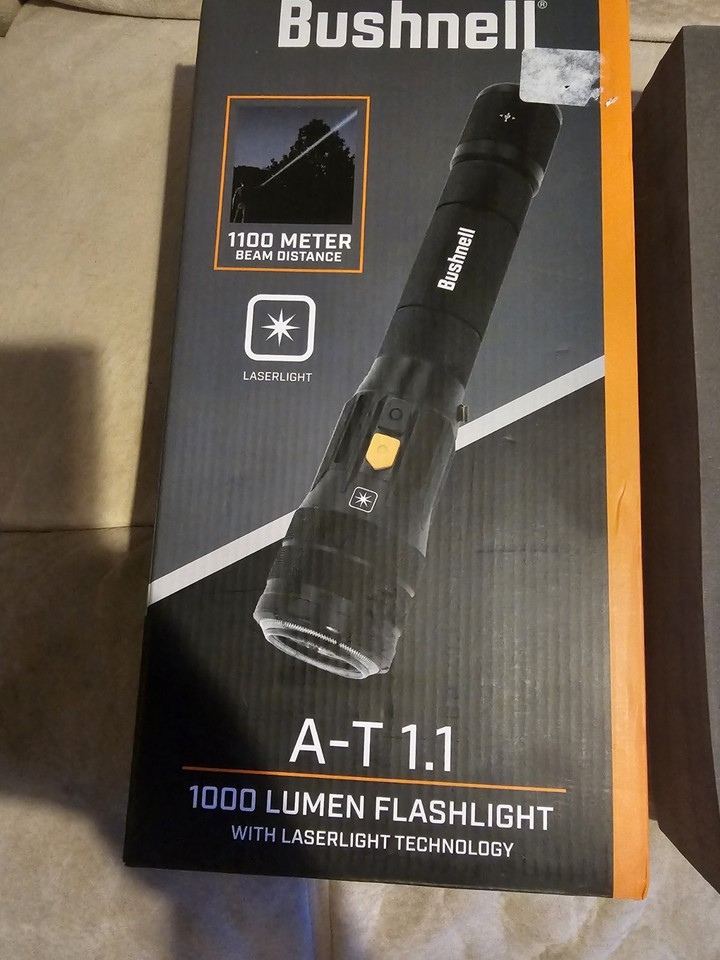 Bushnell A-T 1.1 1000 Lumen Flashlight With Laserlight Technology | eBay