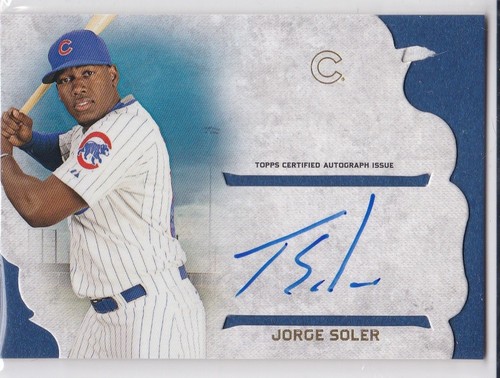 JORGE SOLER AUTO ROOKIE CARD 2015 Topps AUTOGRAPH RC Signed Baseball ...