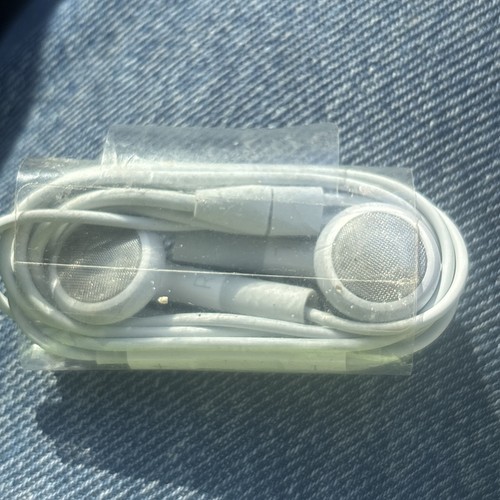 FACTORY APPLE IPOD IPHONE ORIGINAL EARBUDS HEADPHONES + VOLUME CONTROL ...