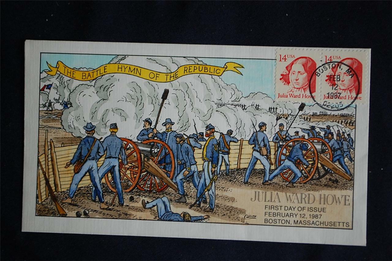 Julia Ward Howe Great American 14c Stamp FDC HP Collins#C1201 S#2176 ...