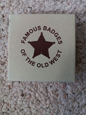 Famous Badges Of The Old West Sheriff Of Old Town San Diego Badge | eBay