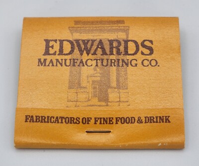 Vintage Matchbook~ Edwards Manufacturing Co. Restaurant~ Cincinnati ...
