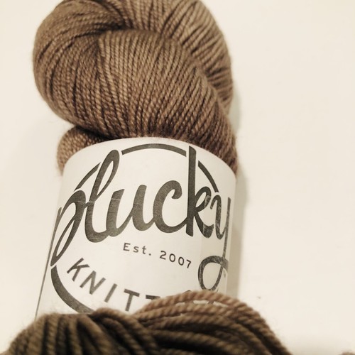 Plucky Knitter Yarn Bello Merino Cashmere 380 YD Map Room Brown 1 Skein ...
