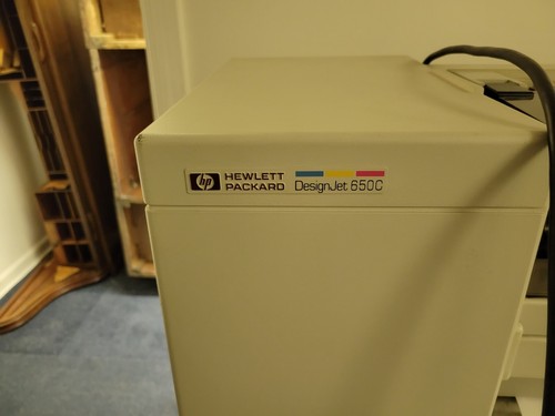 HP Designjet 650C'- 750C Plus. WIDE FORMAT PRINTER | eBay