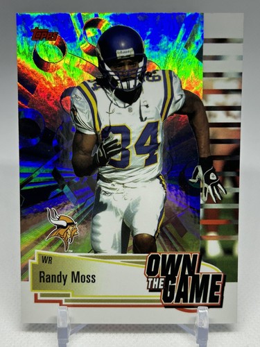 RANDY MOSS 2004 Topps Own the Game #OTG20 NFL Football Patriots Vikings ...