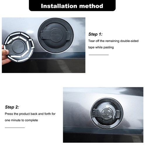 For Dodge Challenger 2008-2023 Gas Cap Fuel Filler Door Panel Carbon ...