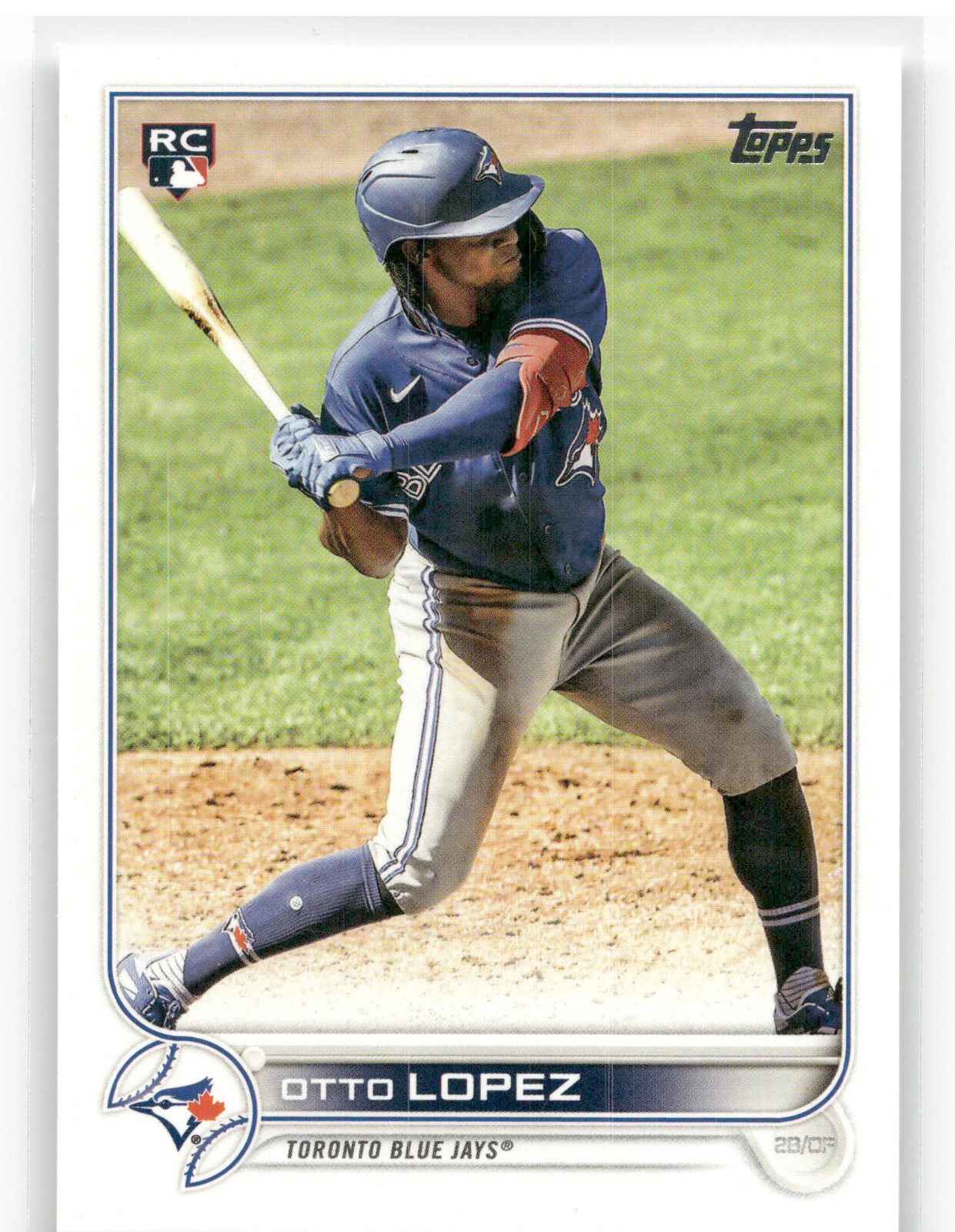 OTTO LOPEZ Rookie Card 2022 Topps #422 Toronto Blue Jays RC Baseball ...