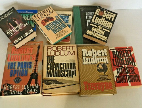 Robert Ludlum 10 book lot the osterman weekend the borne ultimatum trevayne | eBay