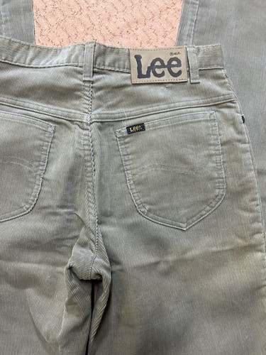 Vtg Mens Lee Corduroy Pants Slacks 30x32 USA 1980’s Tan Beige 29x31 ...