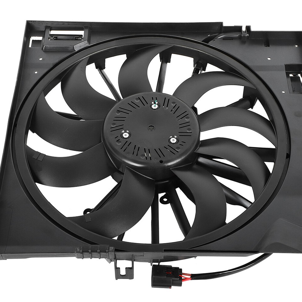 Radiator Fan Assembly For 2010-2019 JAGUAR XJ & 2014-2017 JAGUAR XJR ...