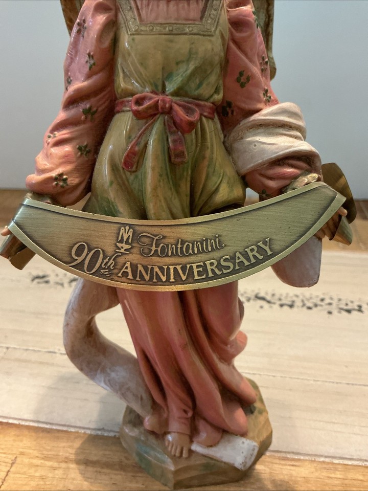 Fontanini Italy 7.5” Angel Charis 1995 90th Anniversary Limited Edition ...