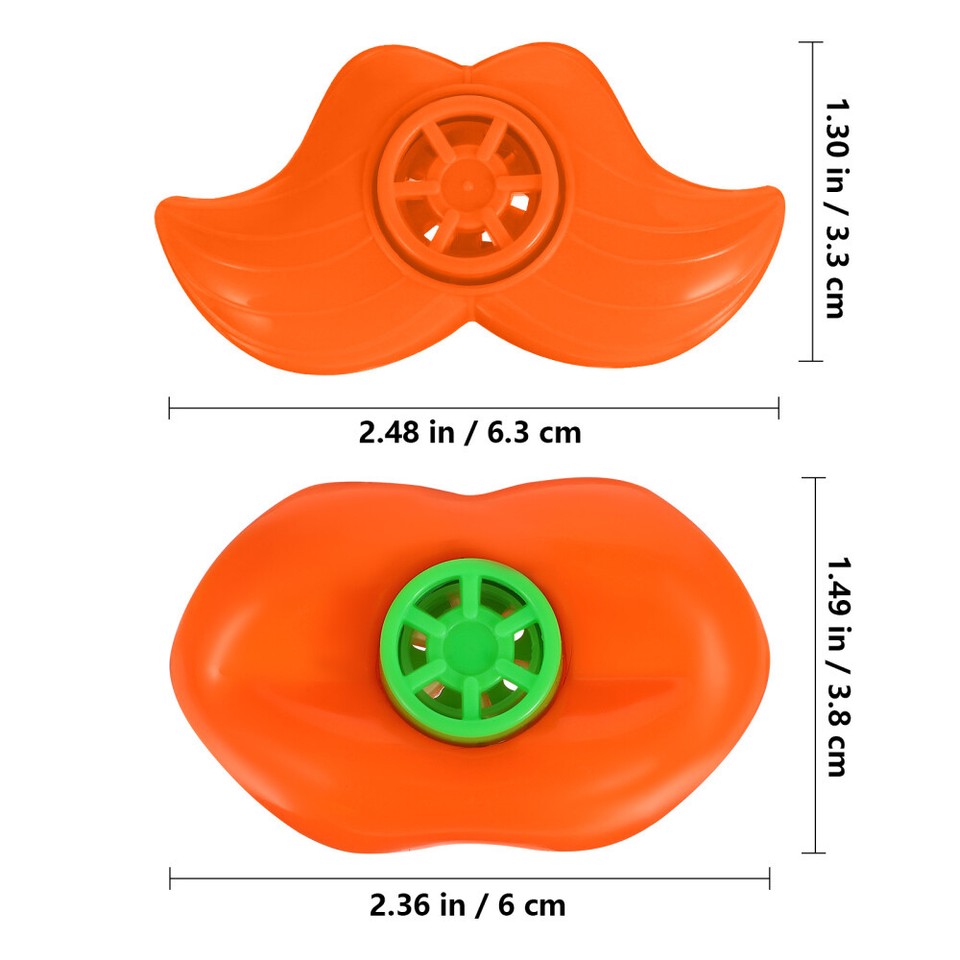 20 Pcs Lip and Beard Toys Child Jumbo Lips Whistles Noise Maker Party ...