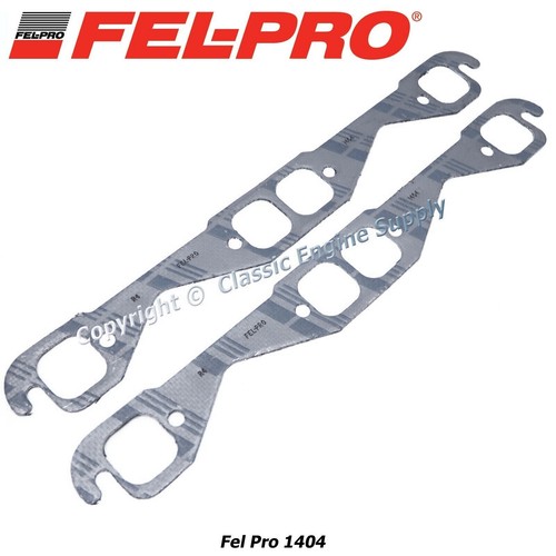 Fel Pro Performance # 1404 Exhaust Header Gaskets Fits Chevy sb 283-400 ...