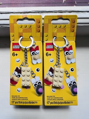 LEGO Creative Bag Charm MINIFIGURE KEYCHAIN 854021 KEYRING KEY CHAIN ...