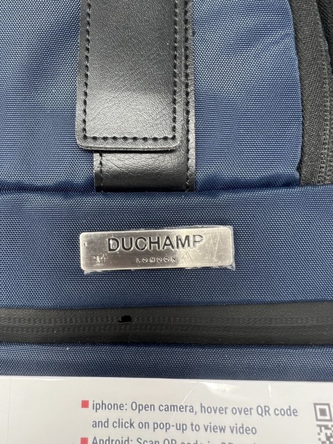 4*30 Duchamp London Navy Getaway Backpack Suitcase for sale online | eBay