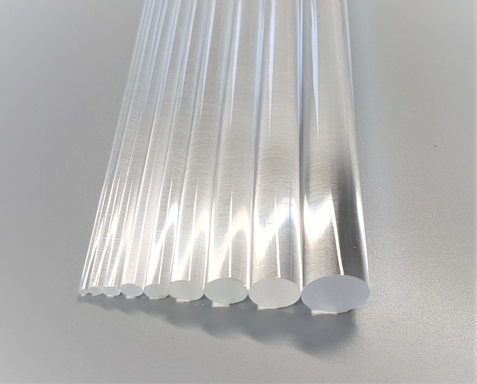 Plastic Rod Bar Round Acetal Acrylic Nylon PTFE 2mm to 30mm Dia ...