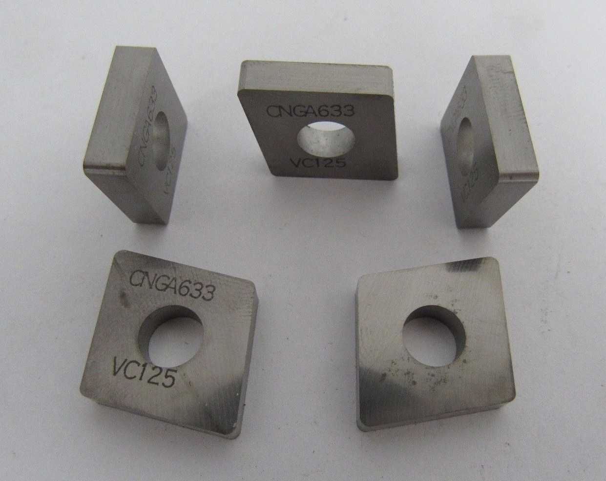 VALENITE CNGA 633 VC125 GE CARBIDE THREADING CNC INSERTS TOOL HOLDER ...
