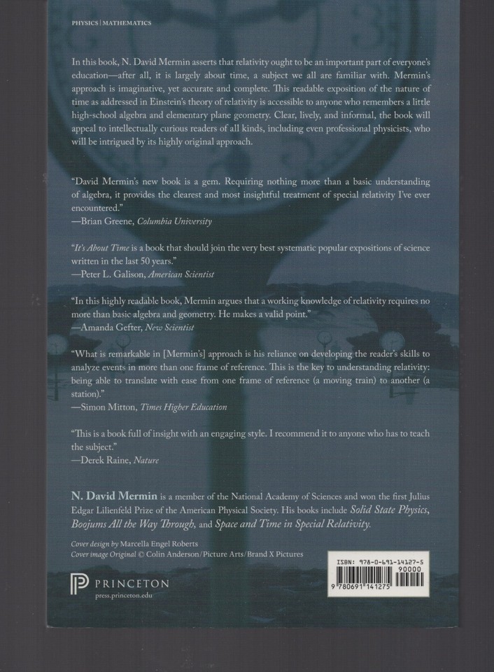 It's about Time : Understanding Einstein's Relativity N. David Mermin ...