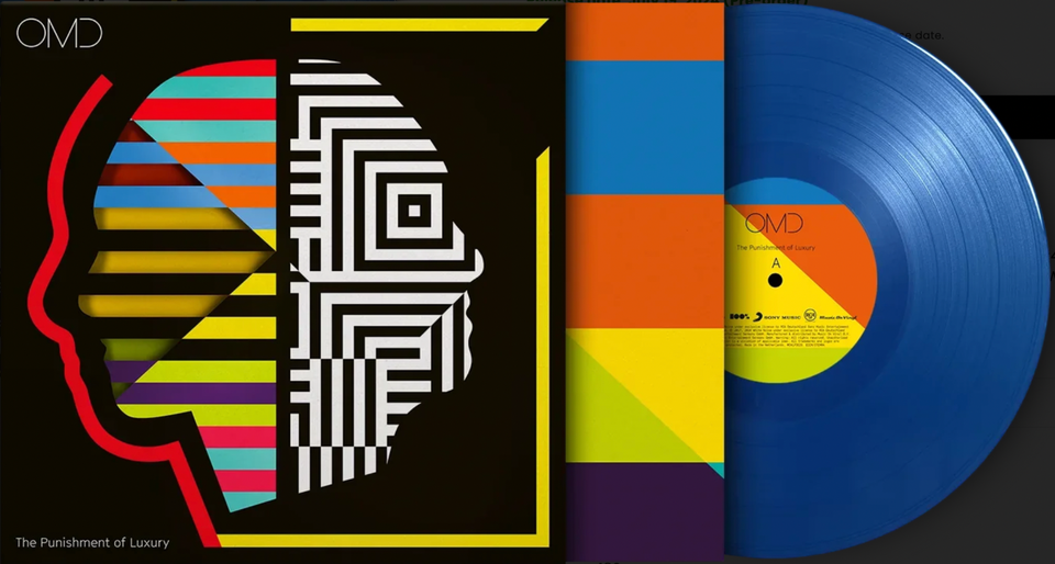 OMD Orchestral Manoeuvres In The Dark - Punishment of Luxury Blue Vinyl ...