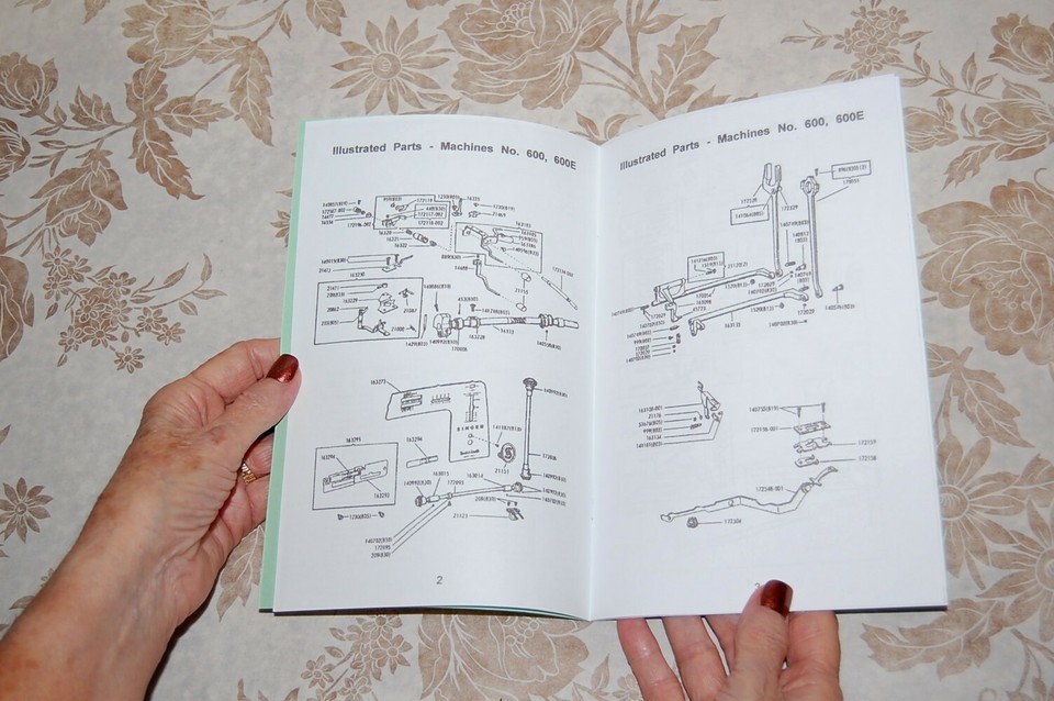 Illustrated Parts Manual to Adjust and Service Singer 600 600E Sewing ...