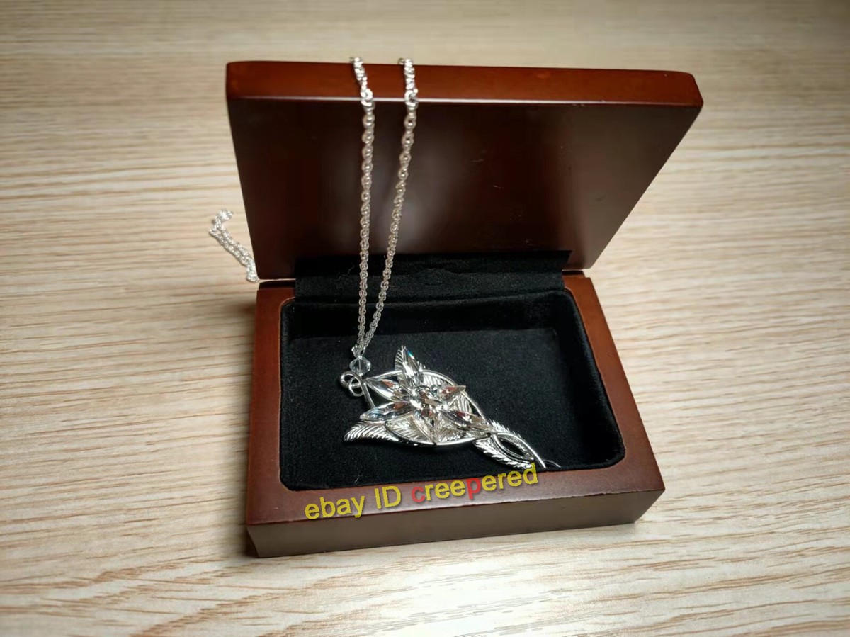 Lord Of The Rings Evenstar Pendant Display By Noble Amazon.com: Noble