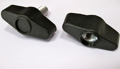 Wing knob male M8 M10 thumb screw nut bolt router saw drill speaker ...