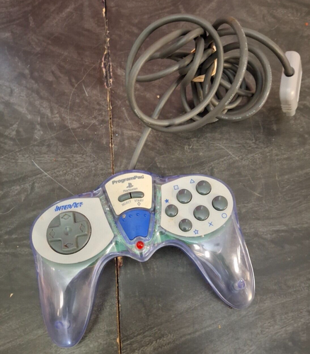 Interact ProgramPad Controller for Sony Playstation 1 Gamepad PS1 Clear ...