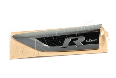 Genuine Black Bright Chrome R-LINE Badge 5NA853688ADPJ | eBay