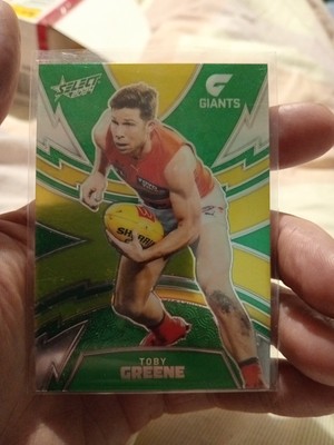 AFL 2024 Select Footy Stars Kmart Green Luminous Toby Greene GWS LGG39 ...