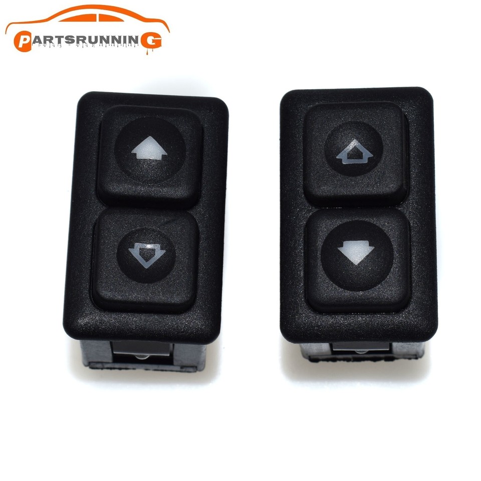 2 PCS Illuminated Power Window Switch 61311381205 For BMW E23 E24 E28 ...