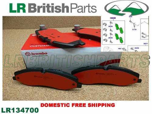 LAND ROVER FRONT BRAKE PADS RANGE ROVER SPORT 2014 ONWARD V6 BREMBO ...