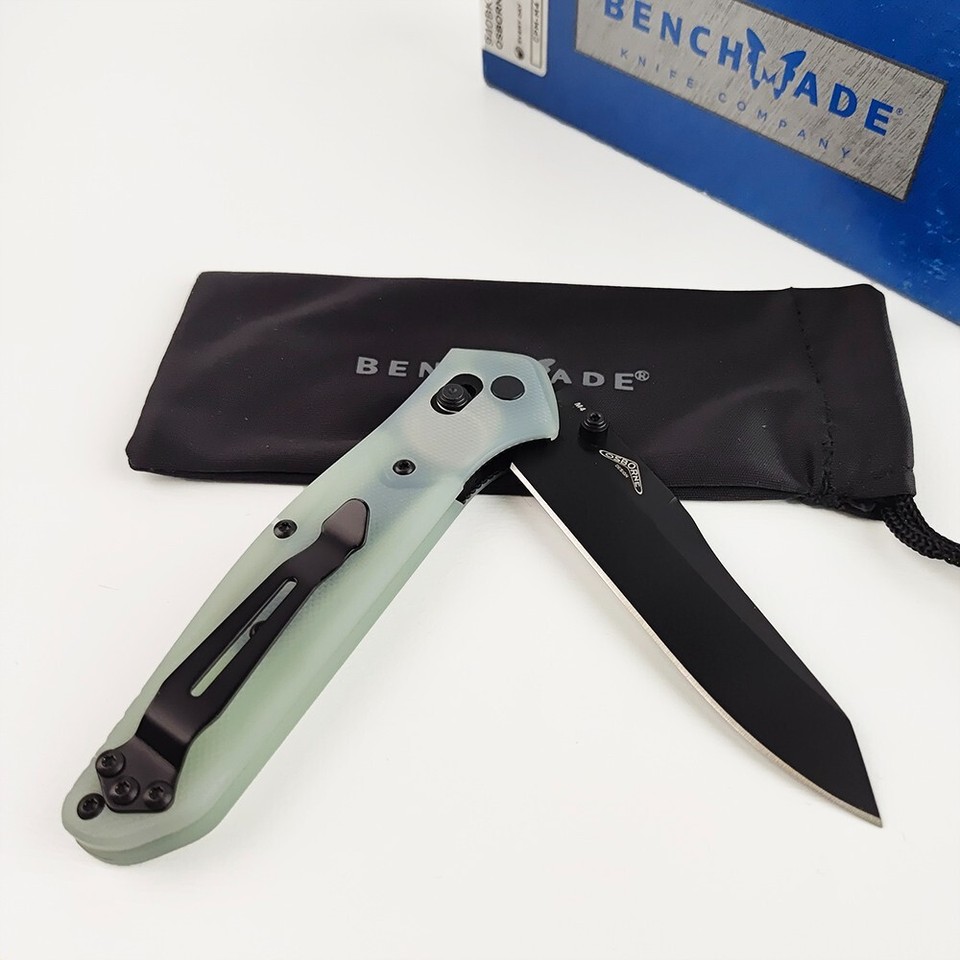 Benchmade Osborne 940BK-2004 Jade Handle Black CPM-M4 Blade AXIS ...