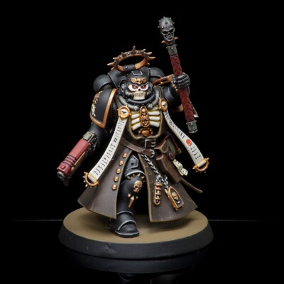Pro Painted Warhammer 40k Space Wolves Chaplain | eBay
