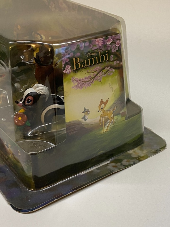 Disney Store Bambi Figurine Playset – 6 Piece Figure Set NIB Sealed ...