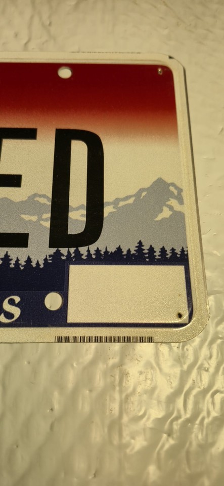 Vintage Idaho Vanity/Personalized License Plate. "GOT RED". GREAT ...