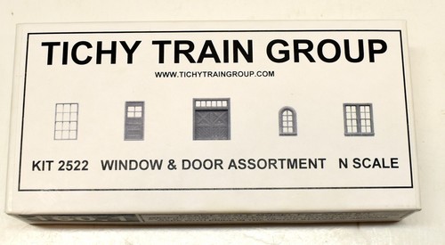 TICHY TRAIN GROUP N Scale WINDOW and DOOR Assortment - Partially Used ...