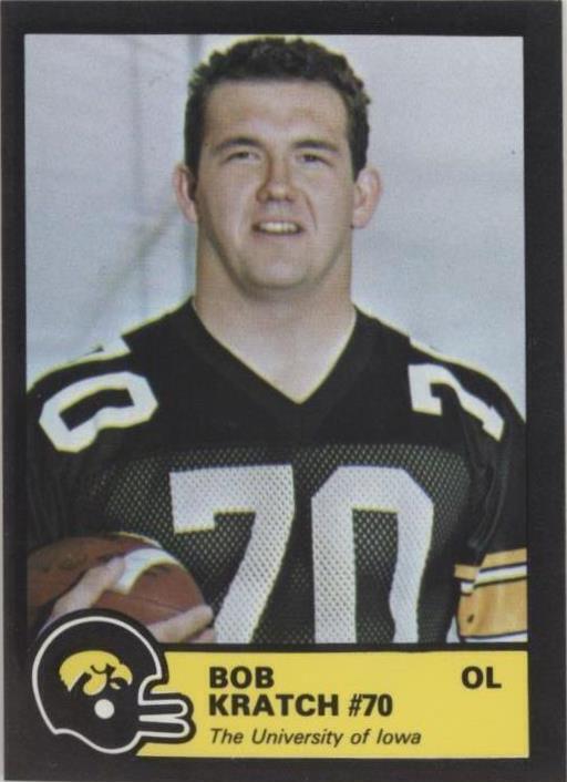 1987 Iowa Hawkeyes Team Issue - Bob Kratch (RC) for sale online | eBay