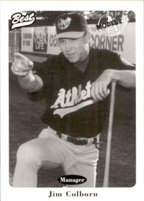 1996 Modesto A's Best #27 Jim Colborn Manager Baseball Card | eBay