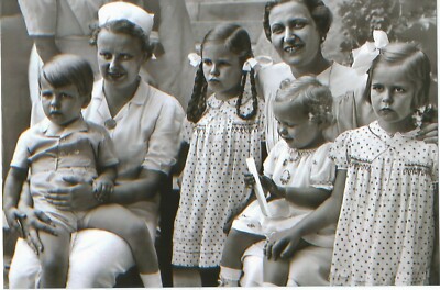 WW II German Photo -- Magda Goebbels & Children | eBay