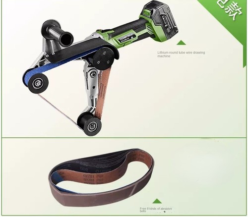 Stainless Steel Tube Polisher Handheld Pipe Polishing Finishing Belt ...