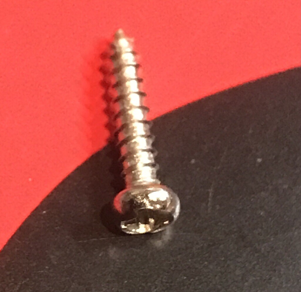 (2X) Fender® USA Standard String Trees & Mounting Screws (Chrome) New ...