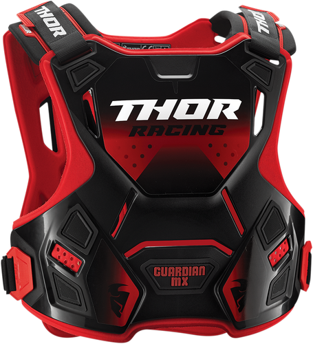 Thor Youth Guardian Chest Guard 2XS/XS Red/Black | eBay