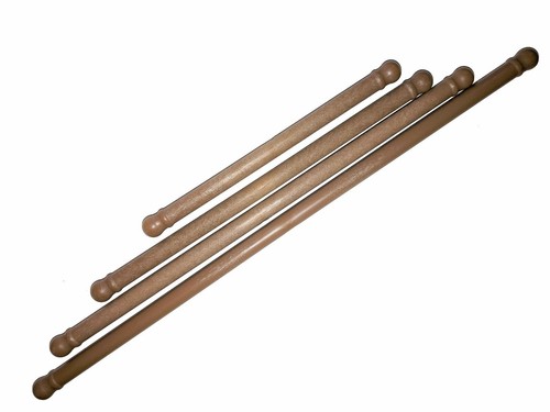 Linic Products UK Made Macrame Scroll Dowel Rods, Plastic Set of 4 ...