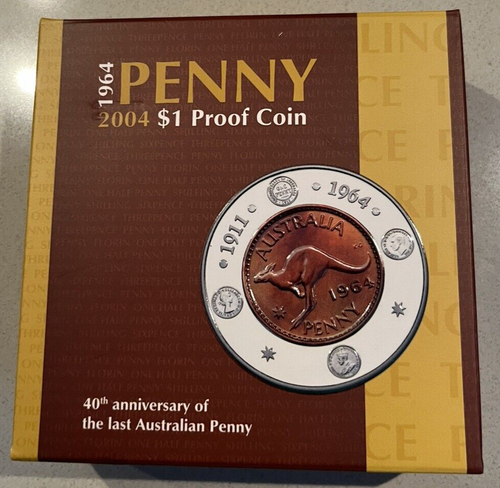 2004 40th Ann PENNY, PROOF SILVER COIN WITH PENNY SUBSCRIPTION SERIES ...