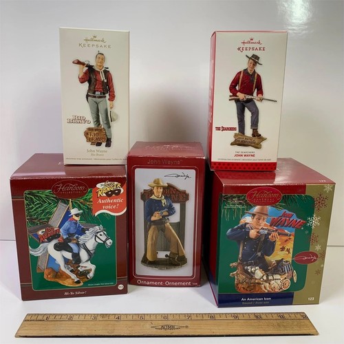 EUC 5 John Wayne & Lone Ranger Collectable Ornaments/Decor, Christmas ...