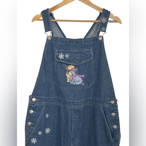 Eeyore and Pooh Winter Overalls, Jean bibs, Denim, Disney Store ...