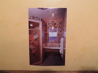 Madonna Inn Hotel San Luis Obispo California postcard Elegance Bathroom ...