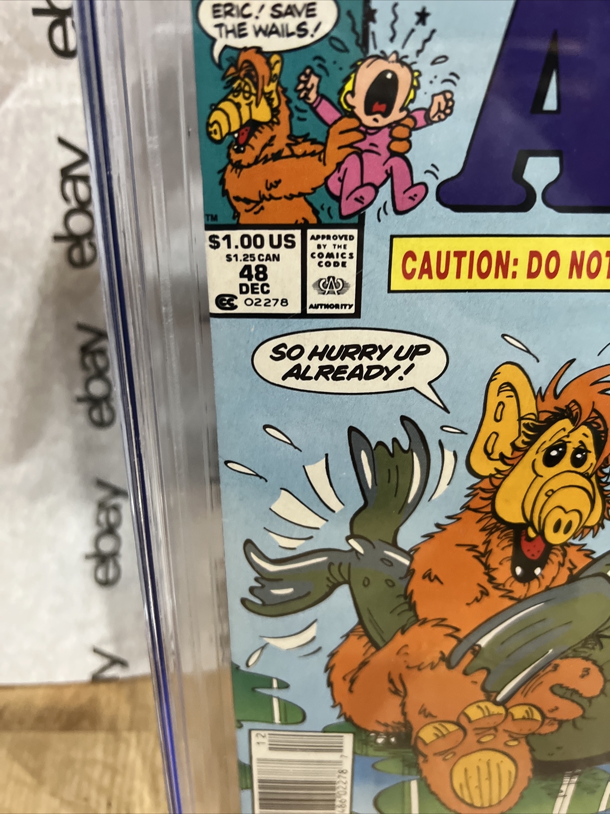 Alf #48 CGC 9.6 NM+ WP 1991 Marvel Comics Newsstand Edition Never ...