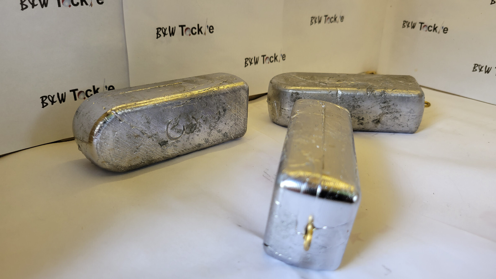 3lb (Pound) Lead Rock Cod Weight Sinker with brass eye, Deep Drop ...